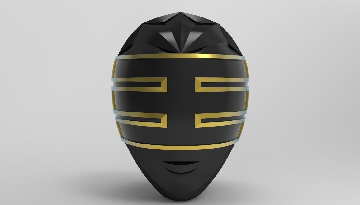 Gold Ranger Helmet from Power Ranger Zeo for 3D printing 3D model 3D ...