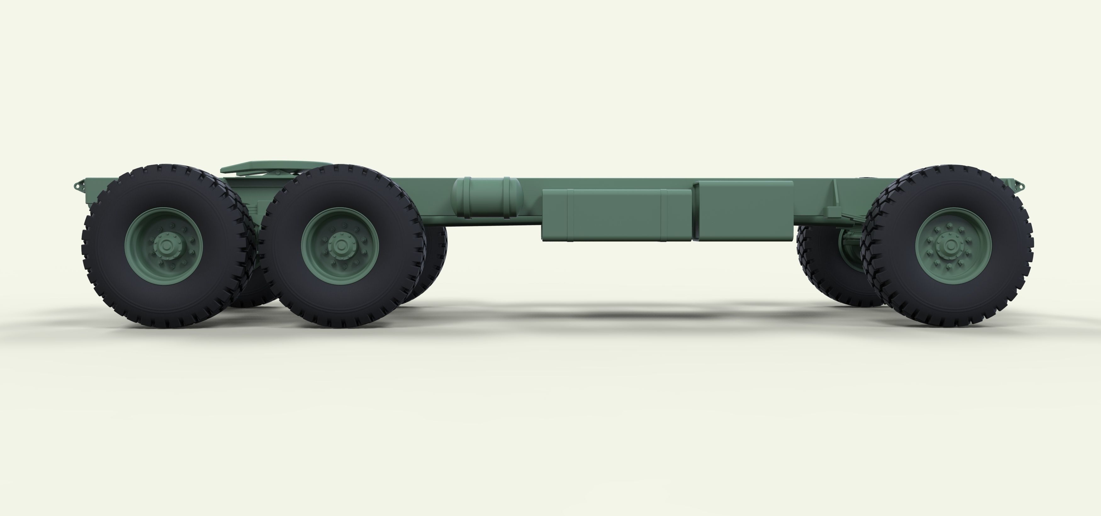 Chassis 6x6 3D model | CGTrader