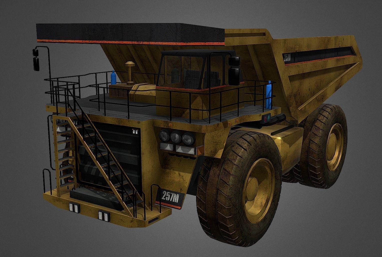 Dumper tip truck 3D model | CGTrader
