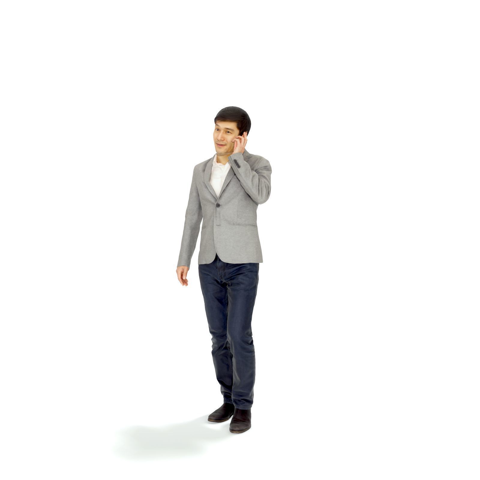 Man Talking on the Phone CMan0320-HD2-O04P01-S 3D model | CGTrader