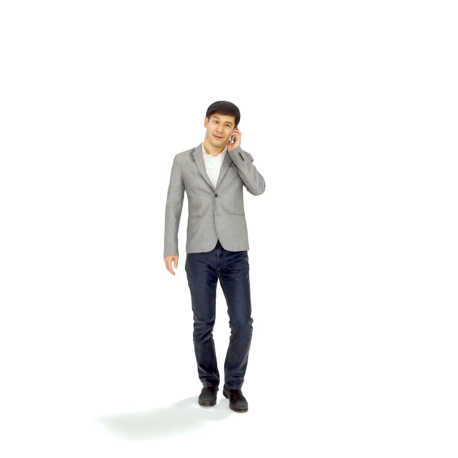 Man Talking on the Phone CMan0320-HD2-O04P01-S 3D model | CGTrader