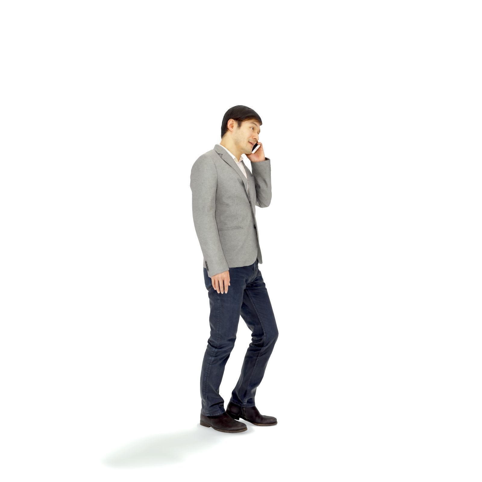 Man Talking on the Phone CMan0320-HD2-O04P01-S 3D model | CGTrader