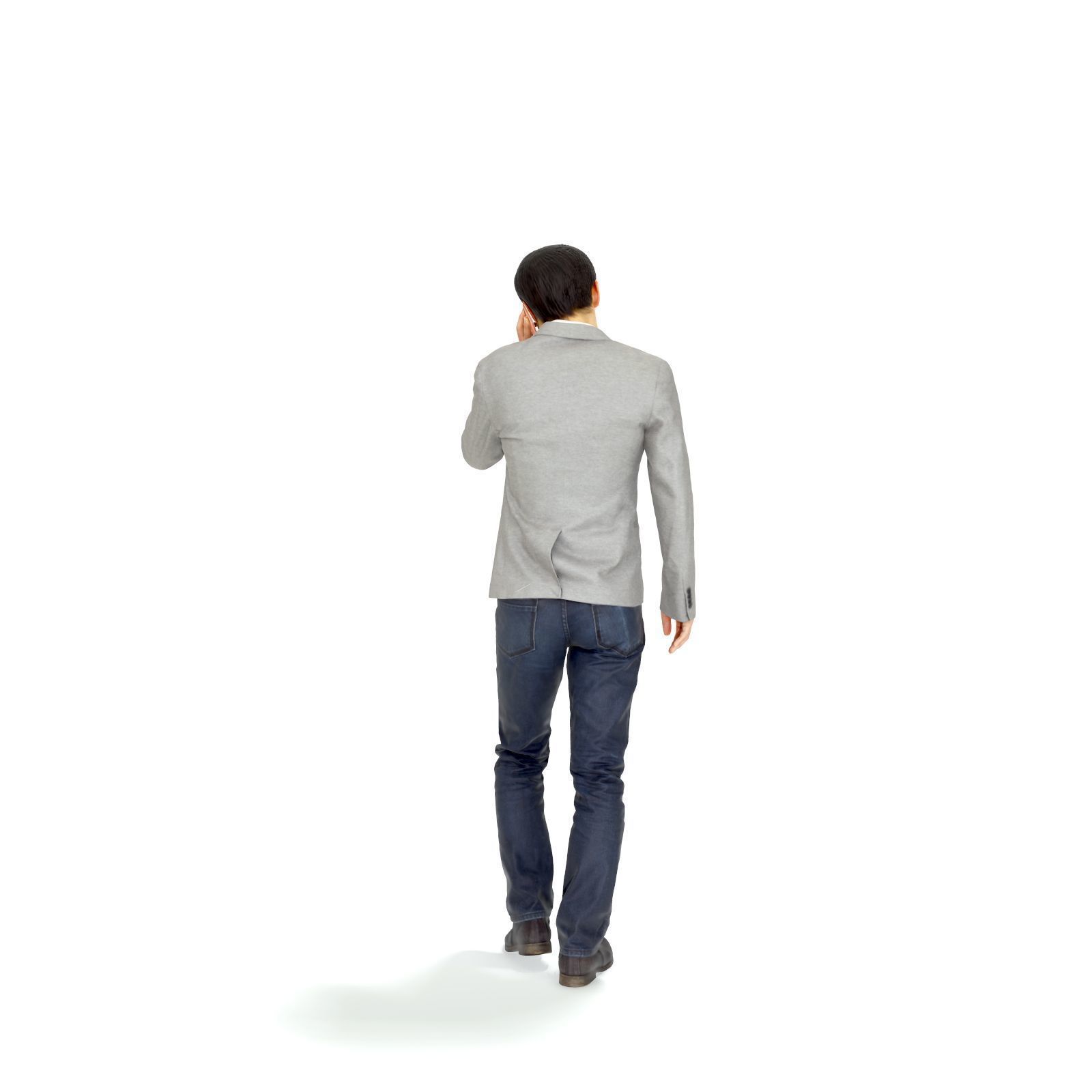Man Talking on the Phone CMan0320-HD2-O04P01-S 3D model | CGTrader