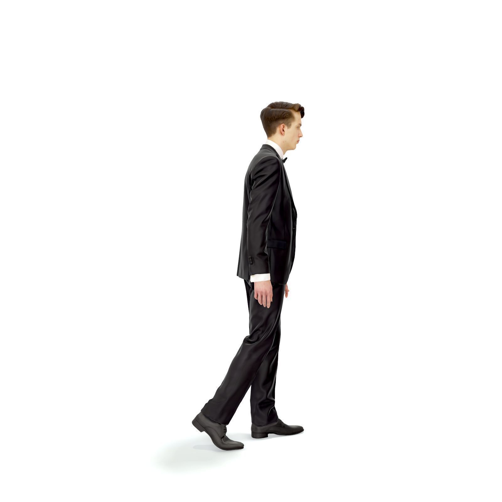Elegant Man with Tuxedo Walking EMan0312-HD2-O06P01-S 3D model | CGTrader