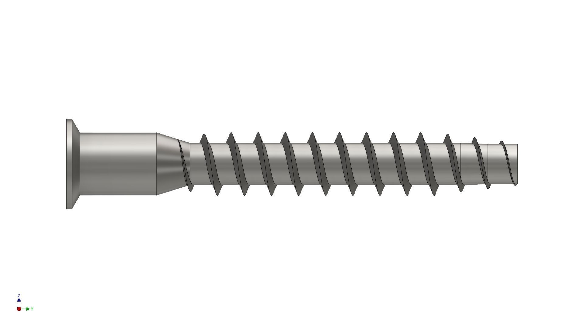 Screw Confirmat 7x50 3D model | CGTrader