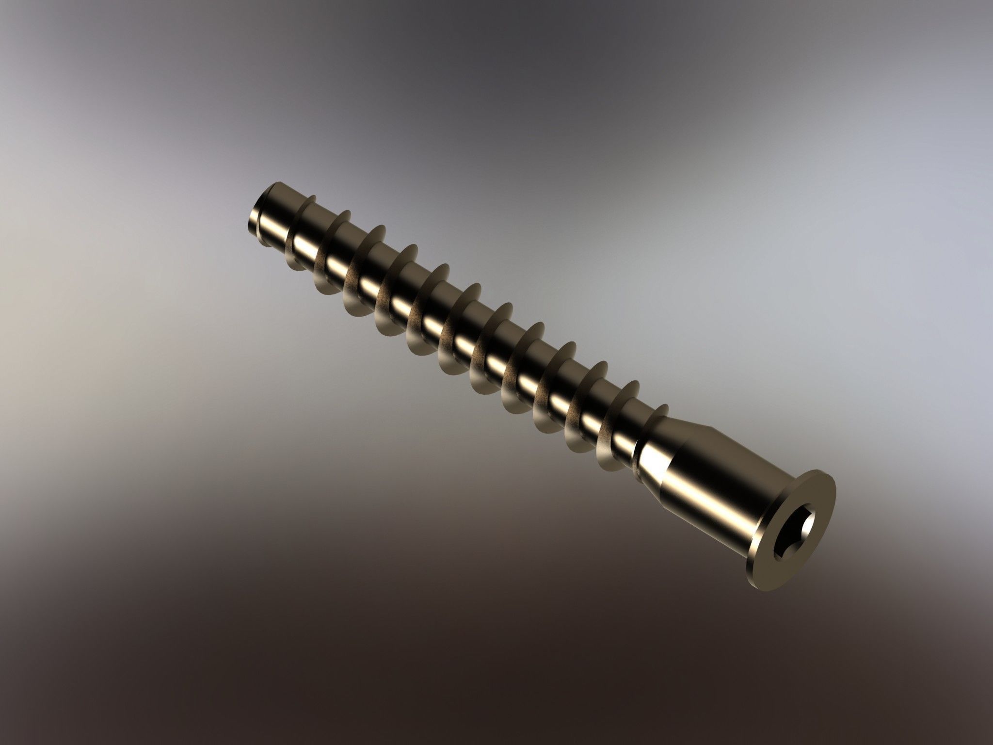 Screw Confirmat 7x50 3D model | CGTrader