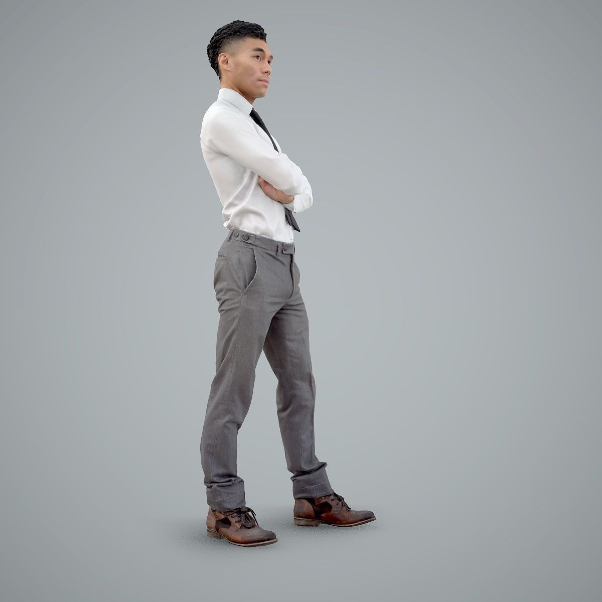 Standing Cross-Arm Business Man BMan0101-HD2-O01P01-S 3D model | CGTrader