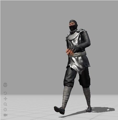 Ninja 3D Unity 3D model animated rigged | CGTrader