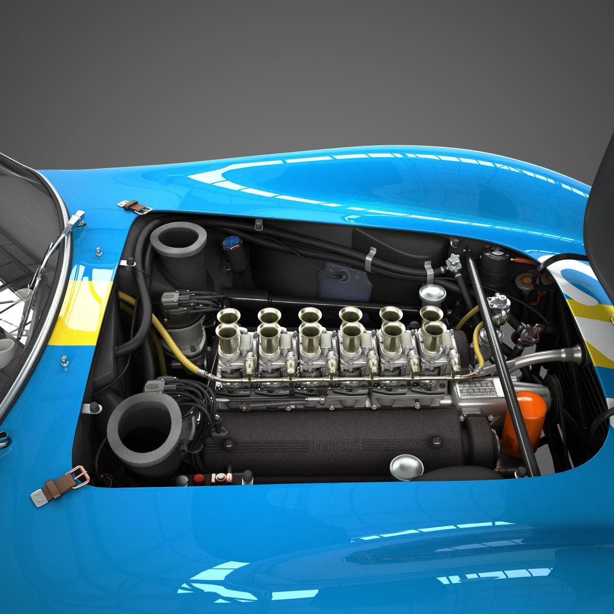 Ferrari 250 GTO - 3445GT - Complete 3D model | CGTrader