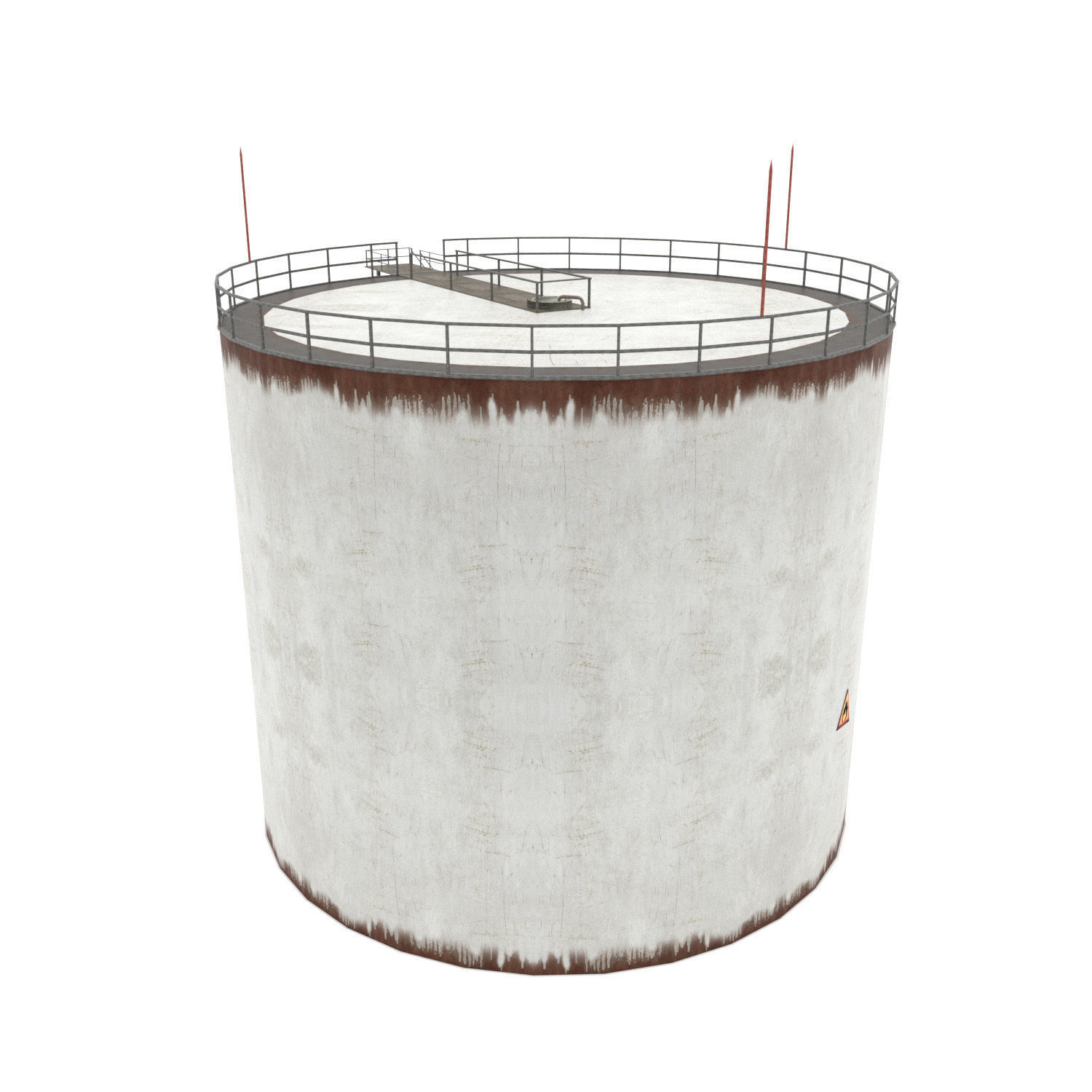 3D model Oil Tank - Silo VR / AR / low-poly | CGTrader