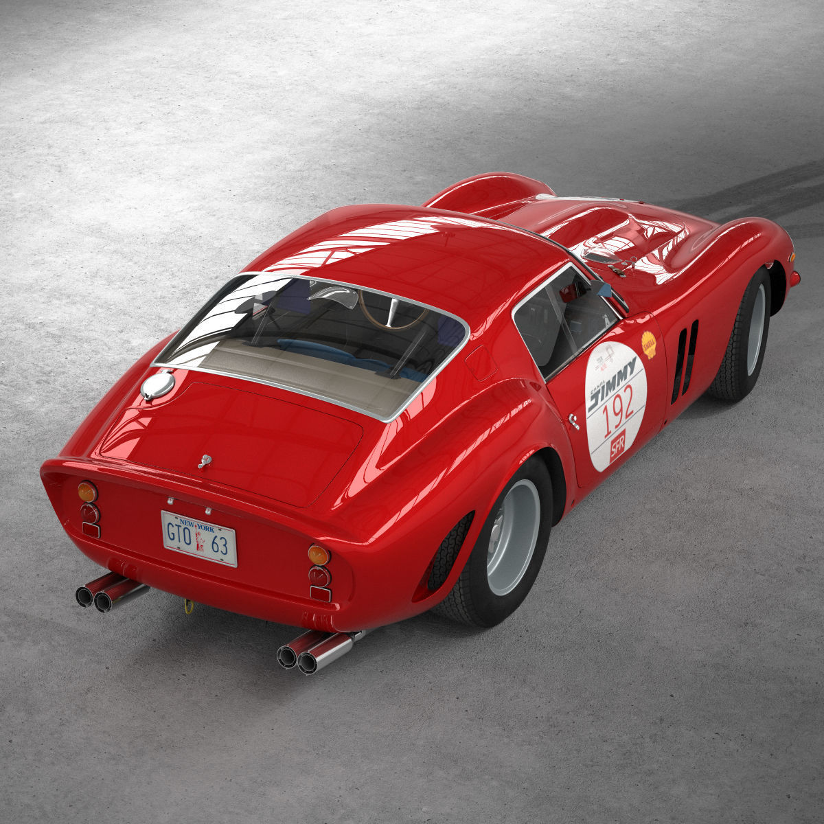 Ferrari 250 GTO - 5111GT - No Engine 3D model | CGTrader