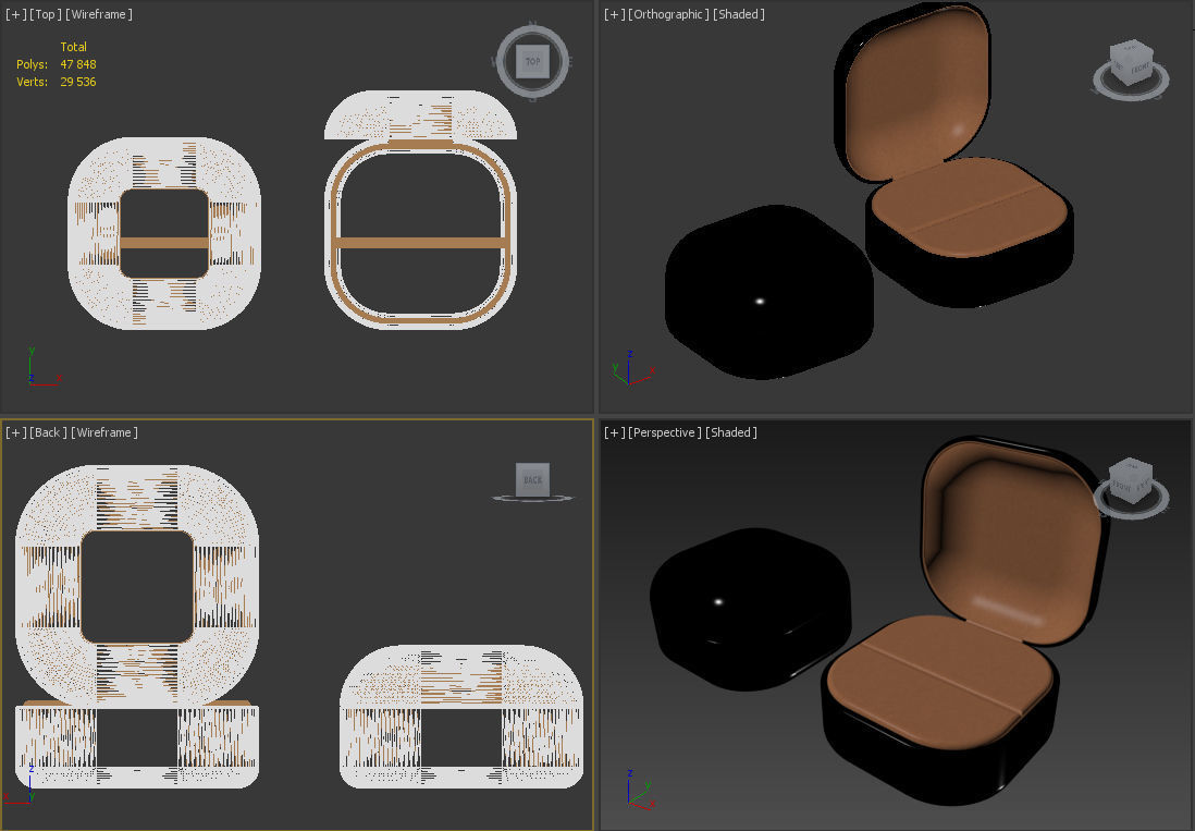 Ring box 3D model | CGTrader