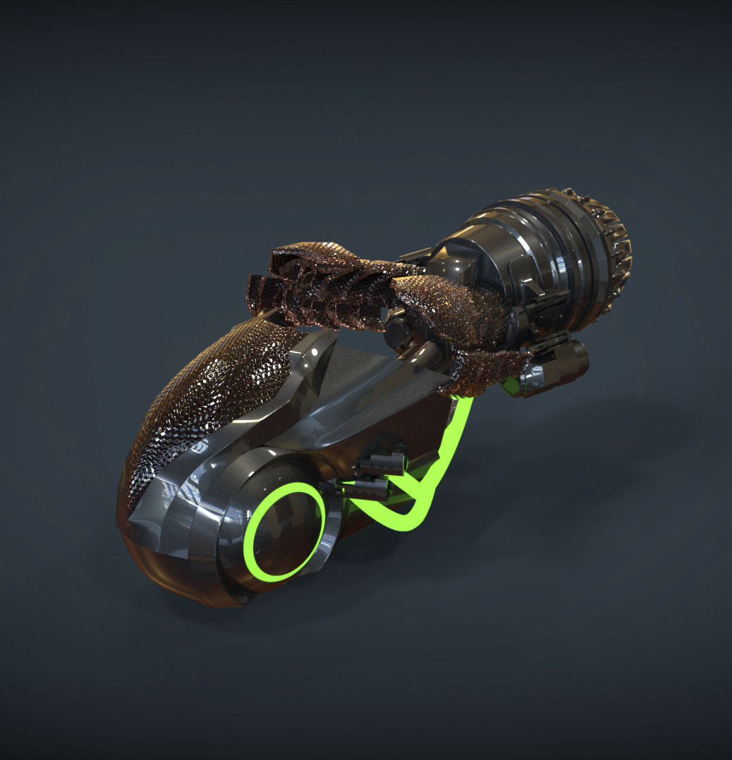 Viper grenade launcher 3D model | CGTrader