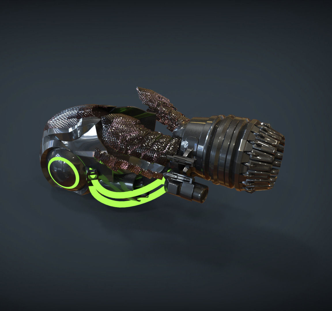 Viper grenade launcher 3D model | CGTrader