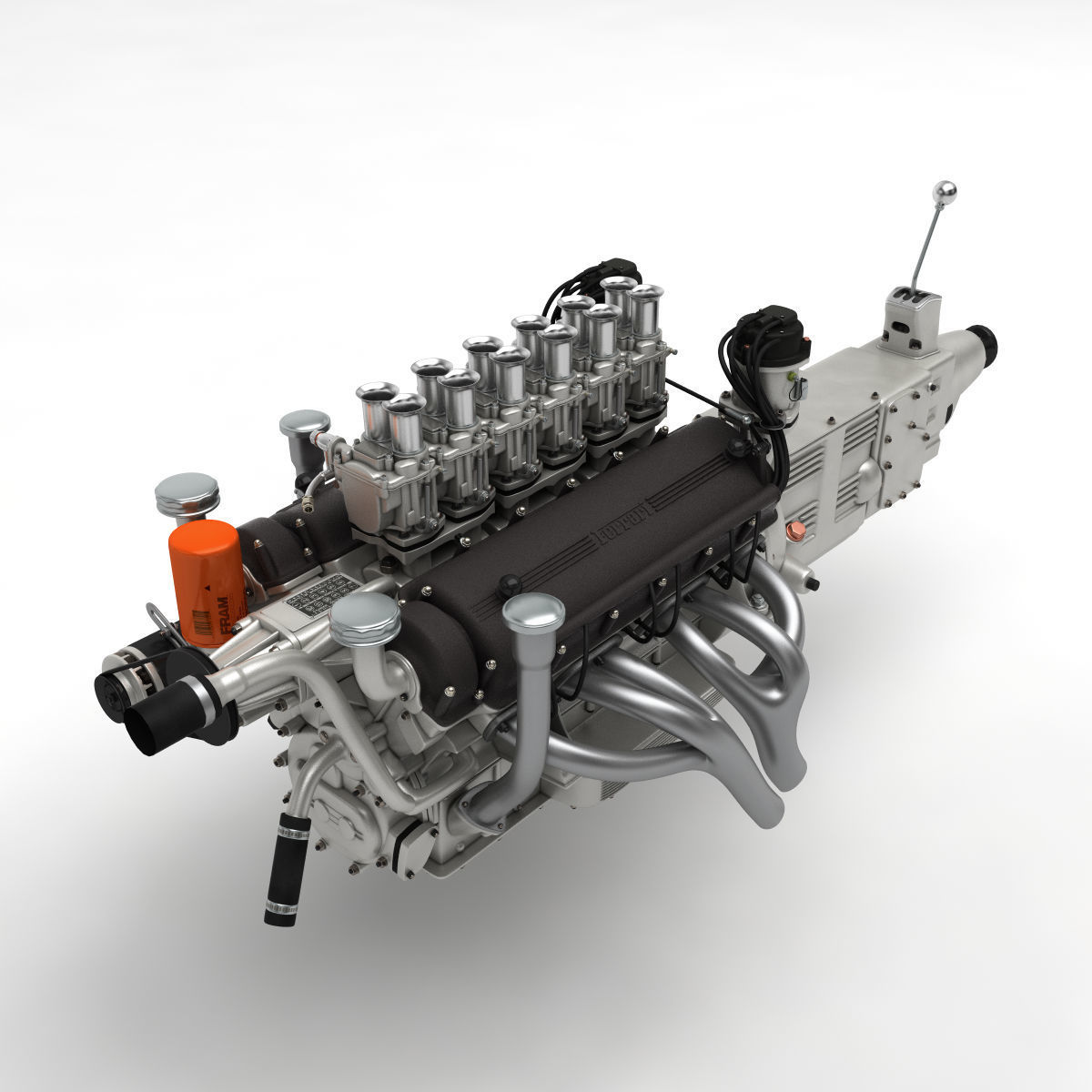 Ferrari Colombo 250 Engine - 3 liter 3D model | CGTrader