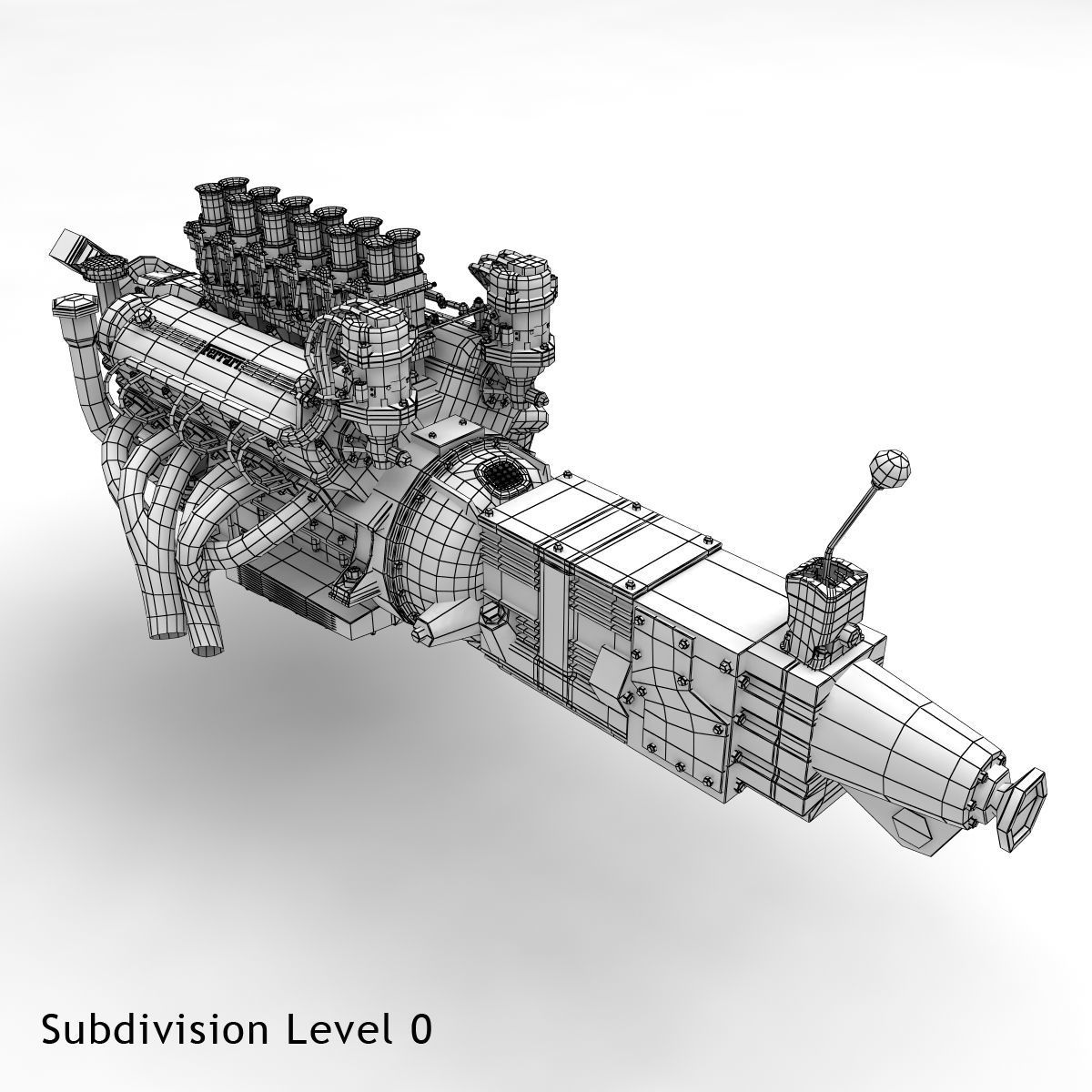 Ferrari Colombo 250 Engine - 3 liter 3D model | CGTrader