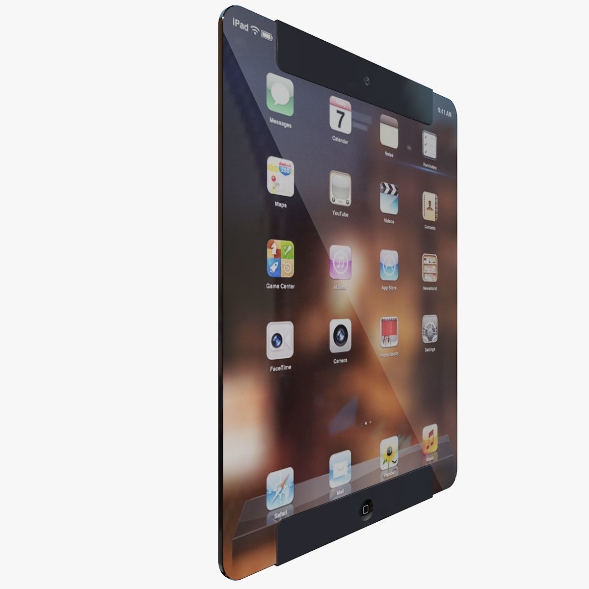 iPad Concept 3D model | CGTrader