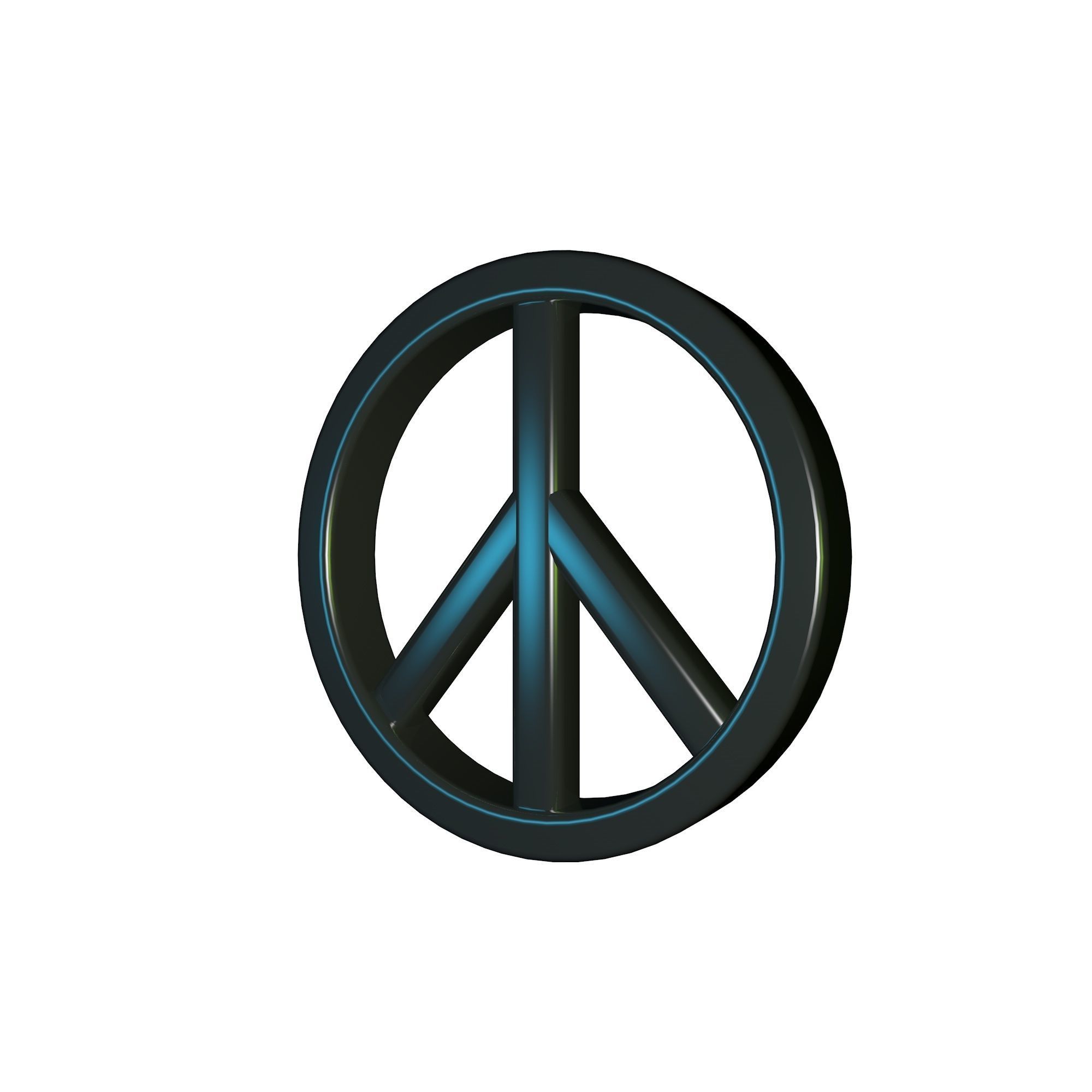 Peace Sign 3D model | CGTrader
