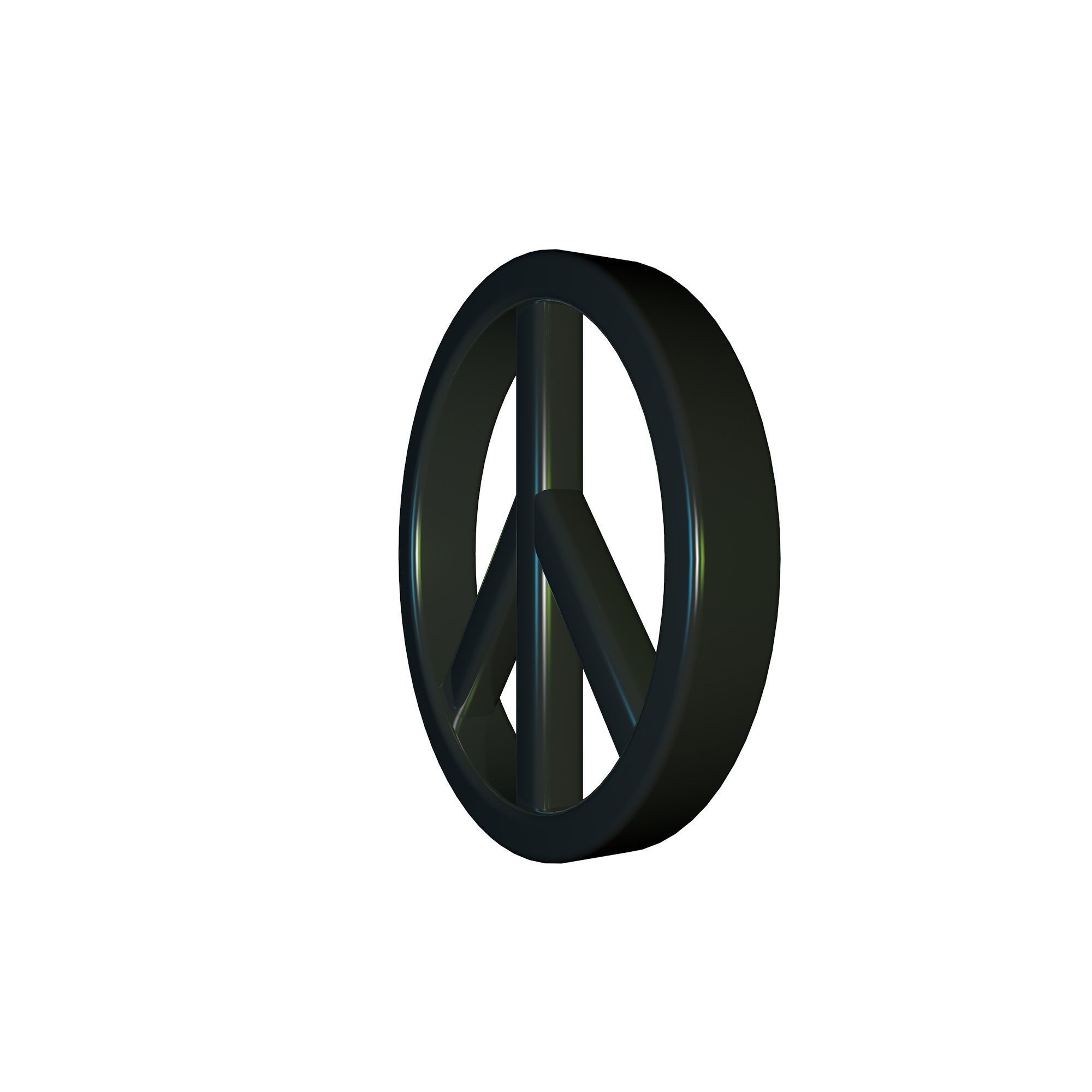 Peace Sign 3D model | CGTrader
