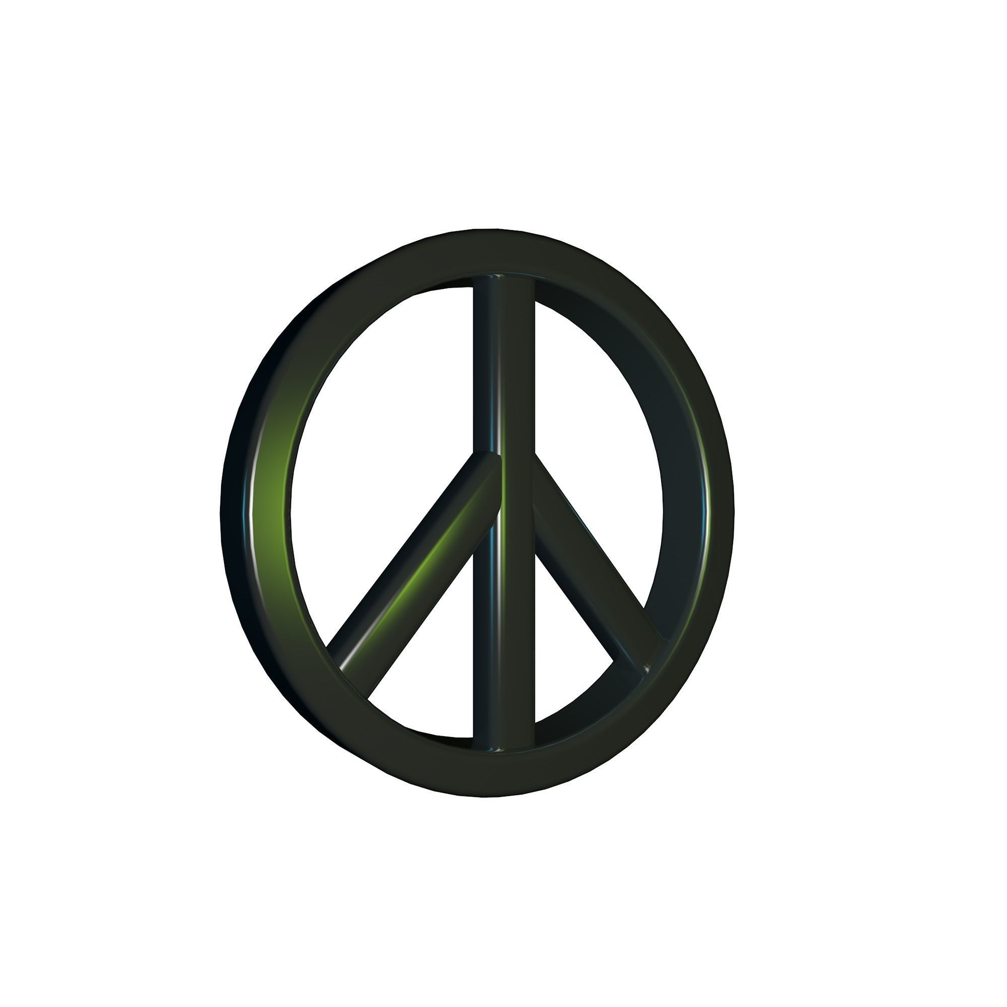 Peace Sign 3D model | CGTrader