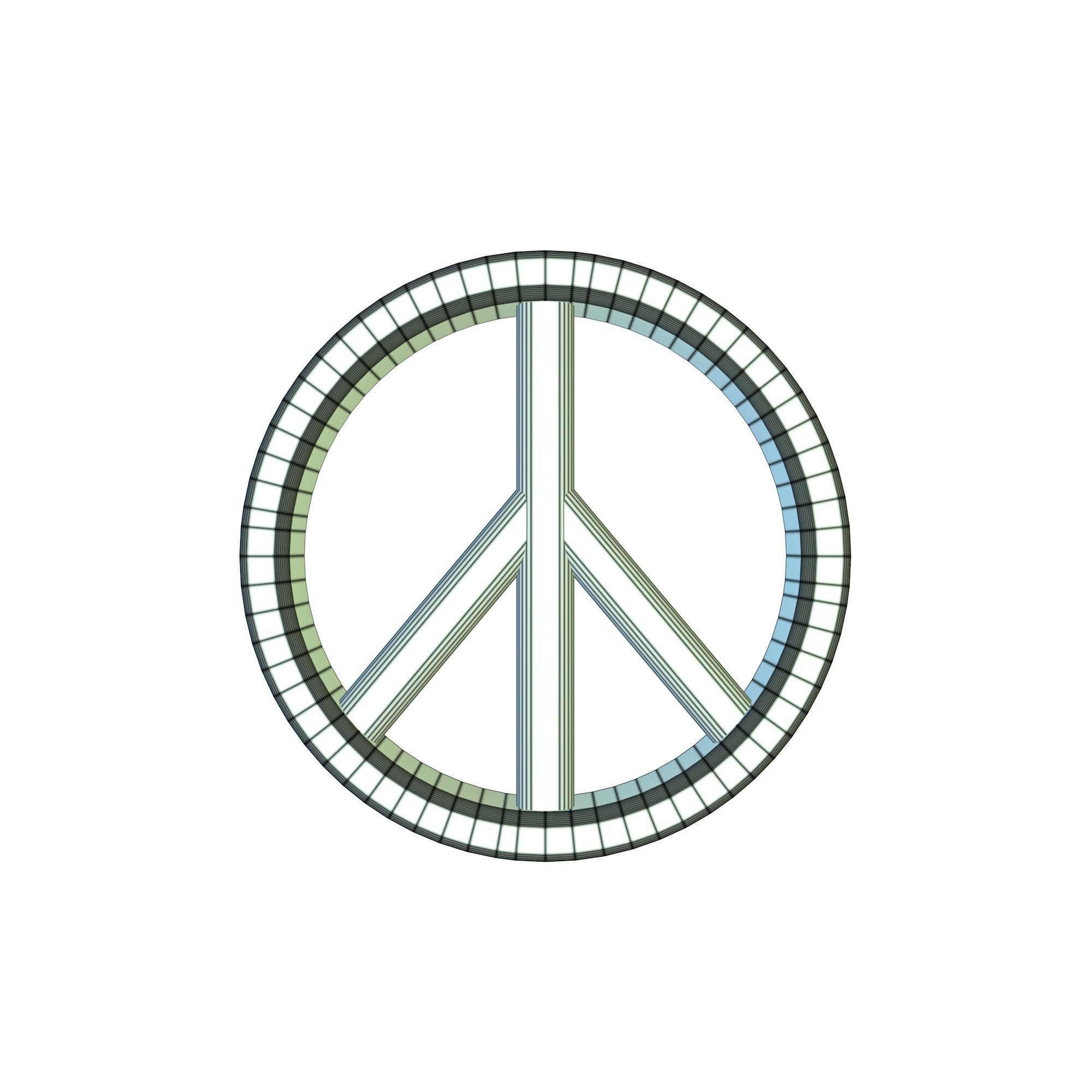 Peace Sign 3D model | CGTrader