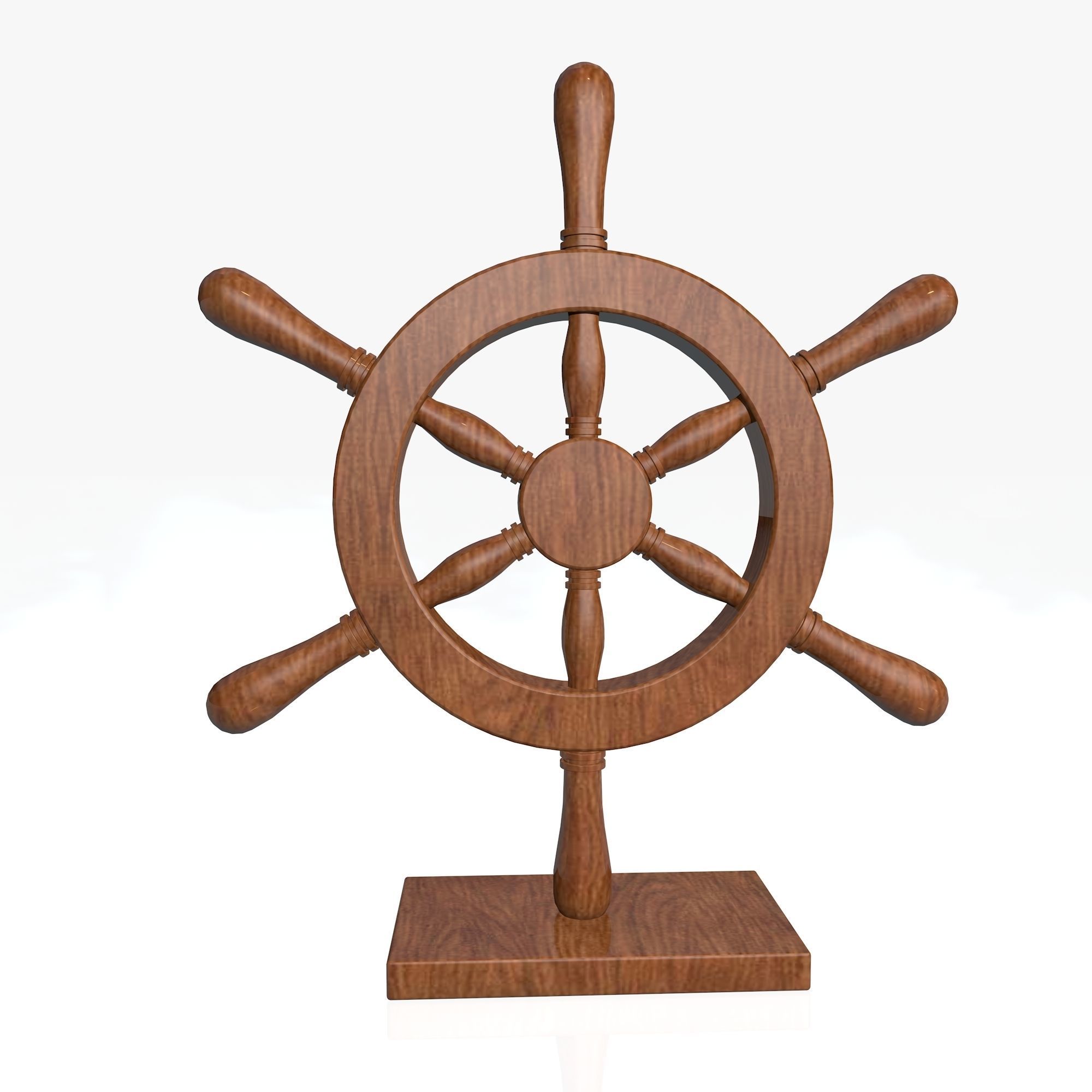 Nautical Wheel 3D model | CGTrader