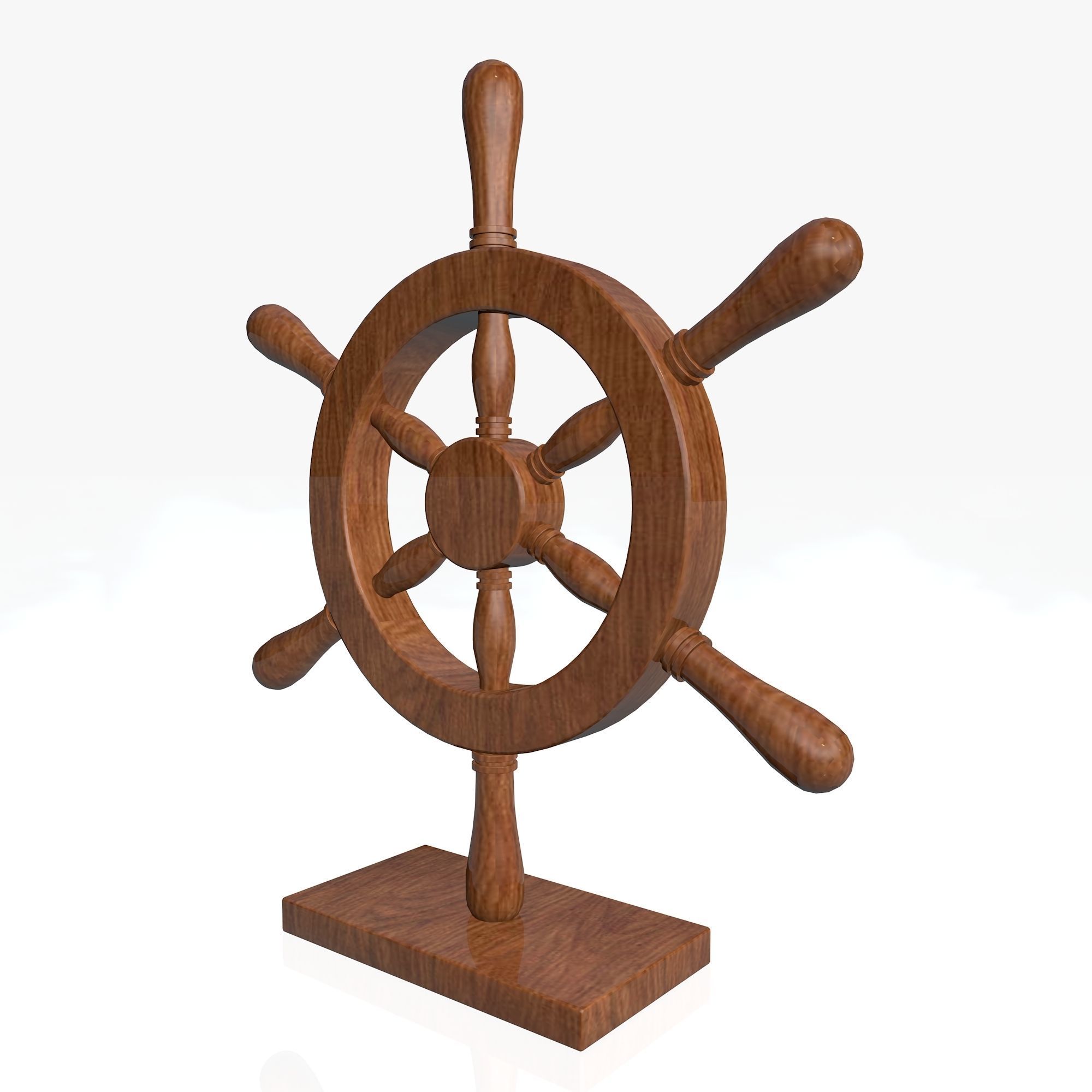 Nautical Wheel 3D model | CGTrader