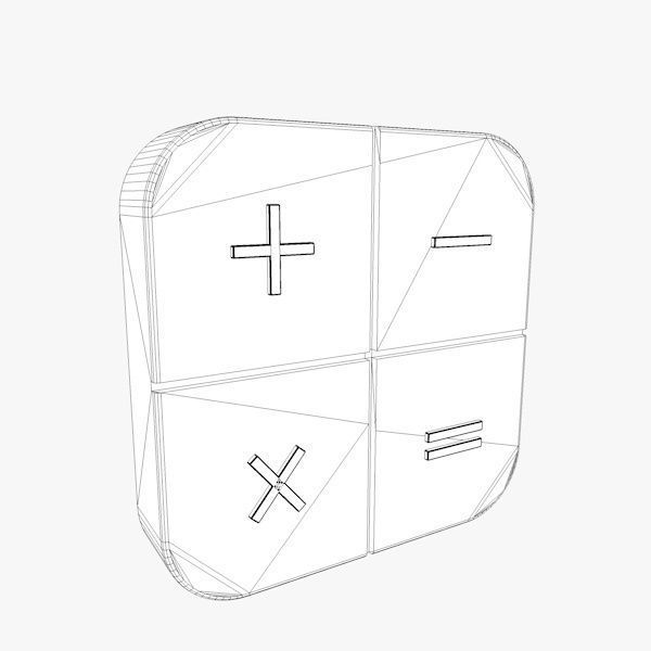 Mathematic Icon 3D model | CGTrader