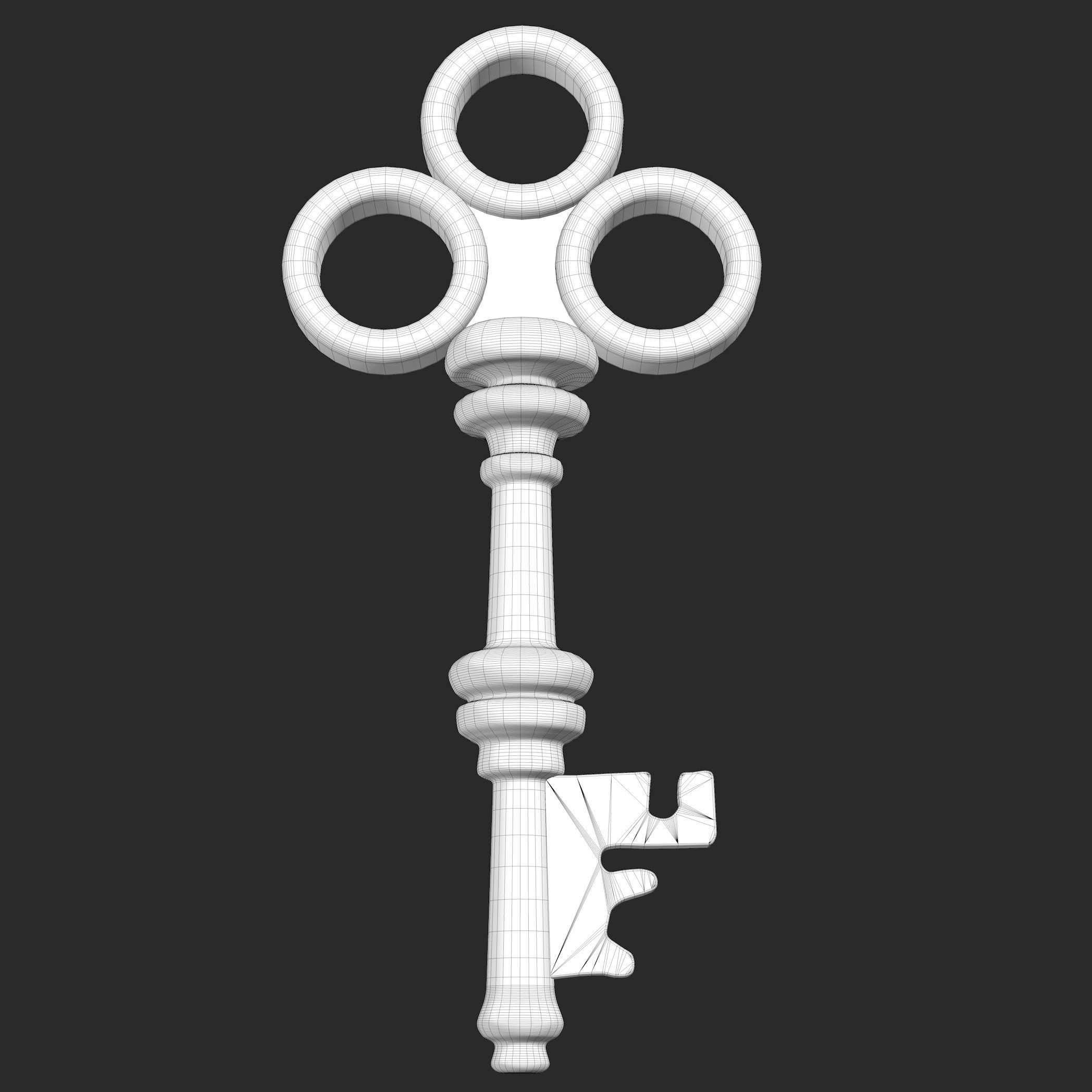 Medieval Key 3D model | CGTrader