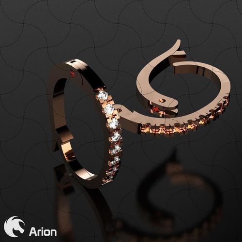 Bail Enhancer for 10mm link 8 Round Stones 3D model 3D printable | CGTrader