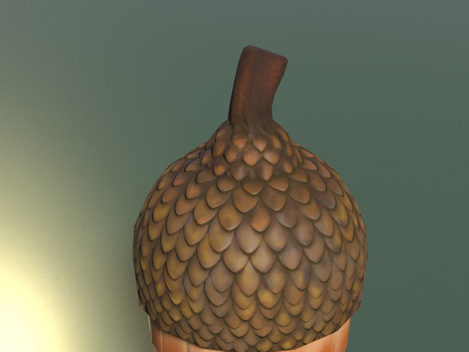 3D model Acorn Low Poly VR / AR / low-poly | CGTrader