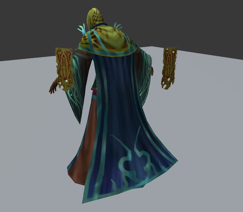 3D model Master wizard monster Old necromancer VR / AR / low-poly ...