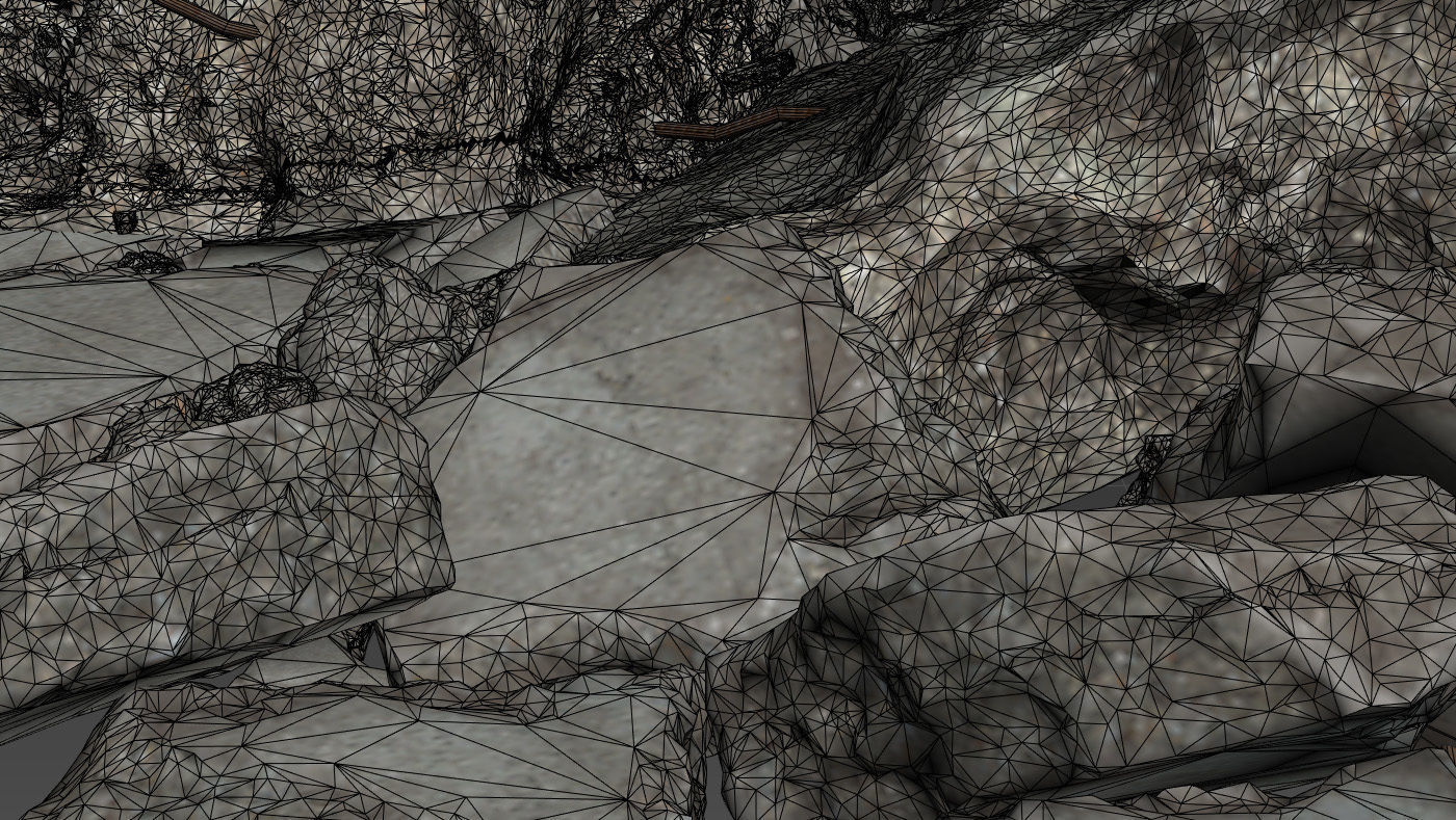 Demolished Concrete Rubble 3D model | CGTrader