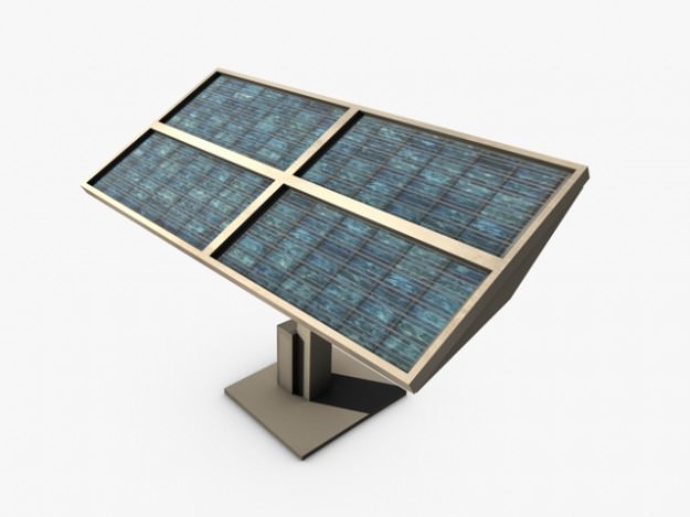 Solar panel 3D Model .max .obj .3ds .fbx .c4d .ma .mb - CGTrader.com