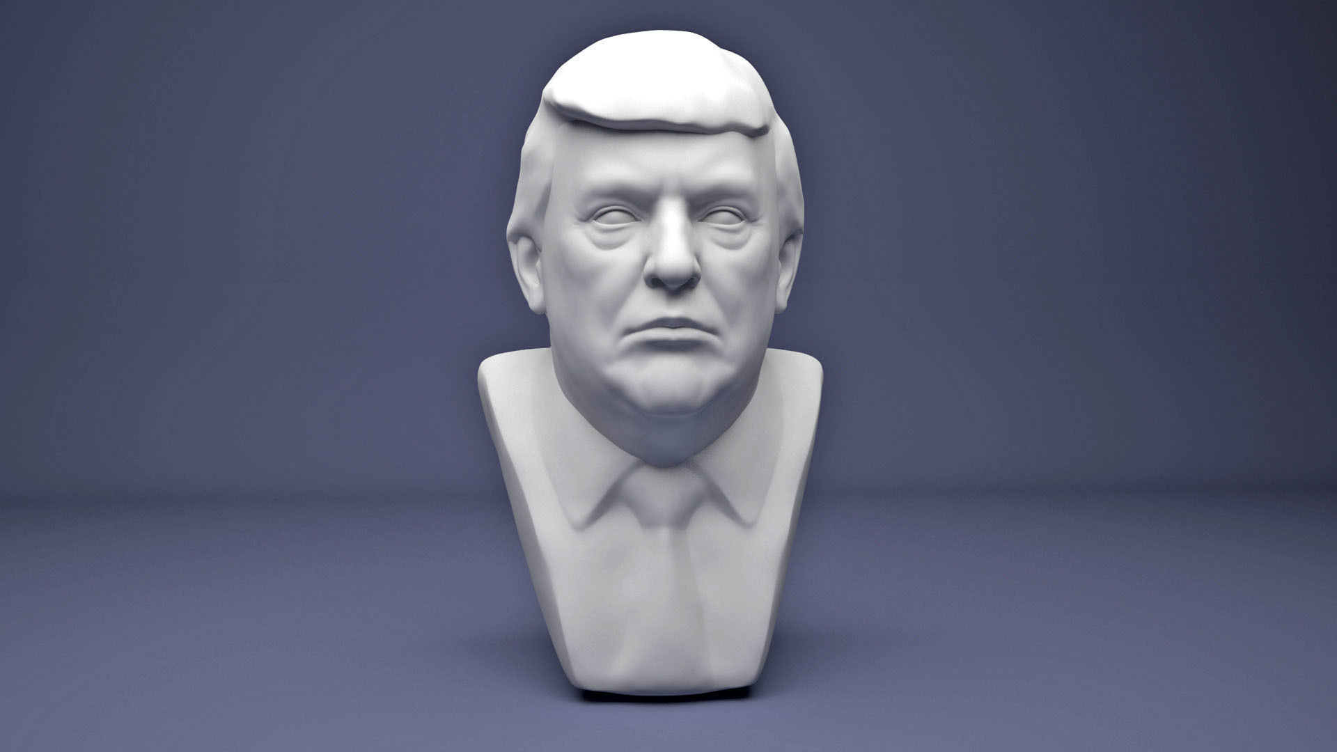 Donald Trump 3D model 3D printable | CGTrader