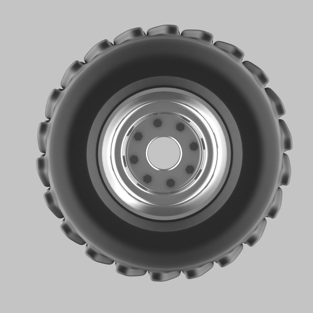 Offroad truck wheel 3D model free 3D model | CGTrader