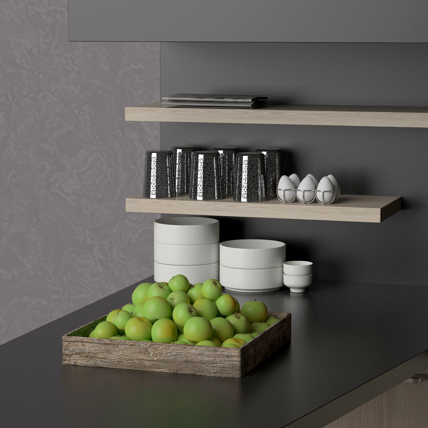 LUBE CUCINE 3D model rigged | CGTrader