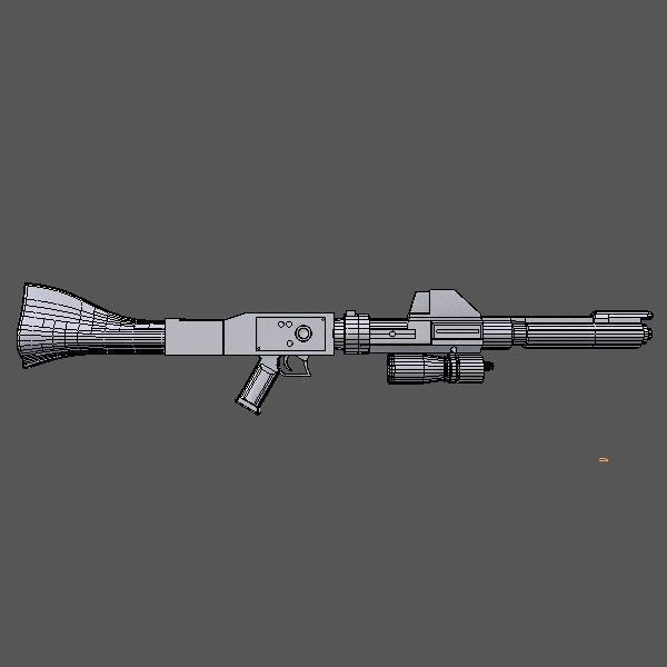 DC-15A Blaster rifle 3D model | CGTrader