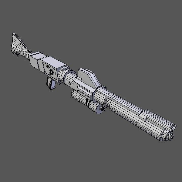 DC-15A Blaster rifle 3D model | CGTrader