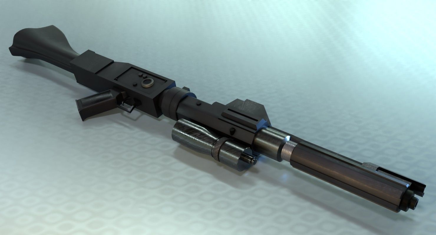 DC-15A Blaster rifle 3D model | CGTrader