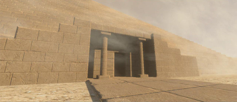 3D model Egyptian Tombs with Pyramid VR / AR / low-poly | CGTrader