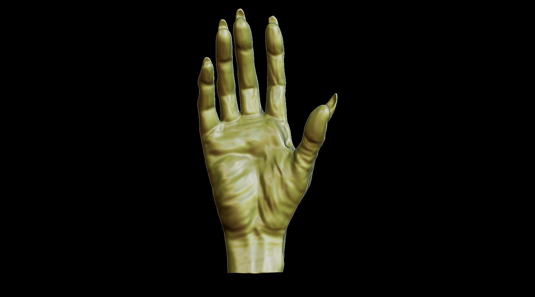 Creepy Monster Hand model for 3D print 3D model 3D printable | CGTrader