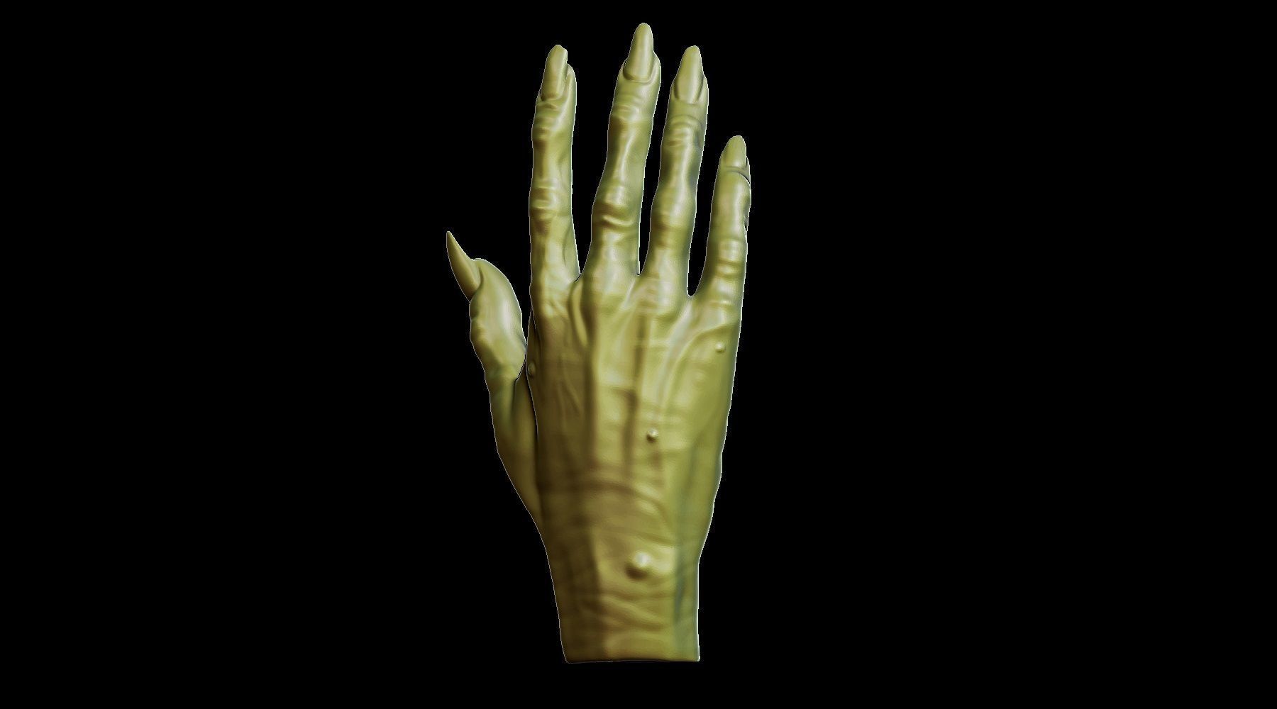 Creepy Monster Hand model for 3D print 3D model 3D printable | CGTrader