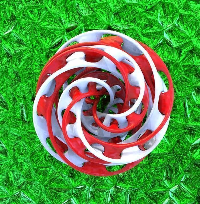 Mobius Torus Knot Type-4 3D model 3D printable | CGTrader