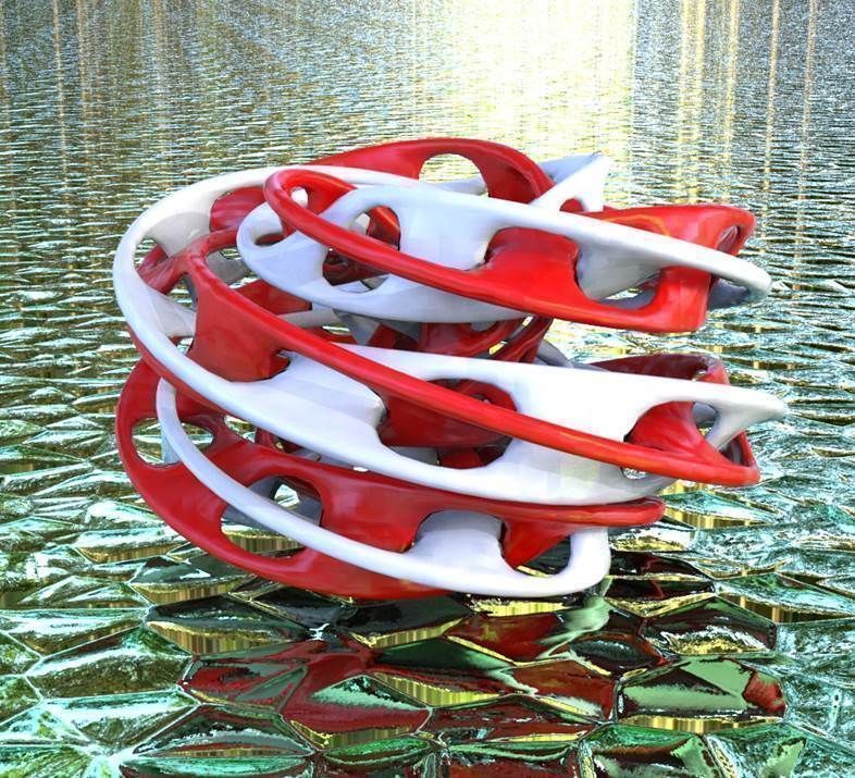 Mobius Torus Knot Type-4 3D model 3D printable | CGTrader