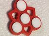 Heart Fidget Spinner free 3D model 3D printable | CGTrader