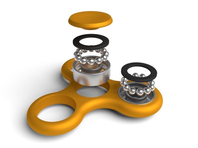 Fidget Spinner full 3D model | CGTrader