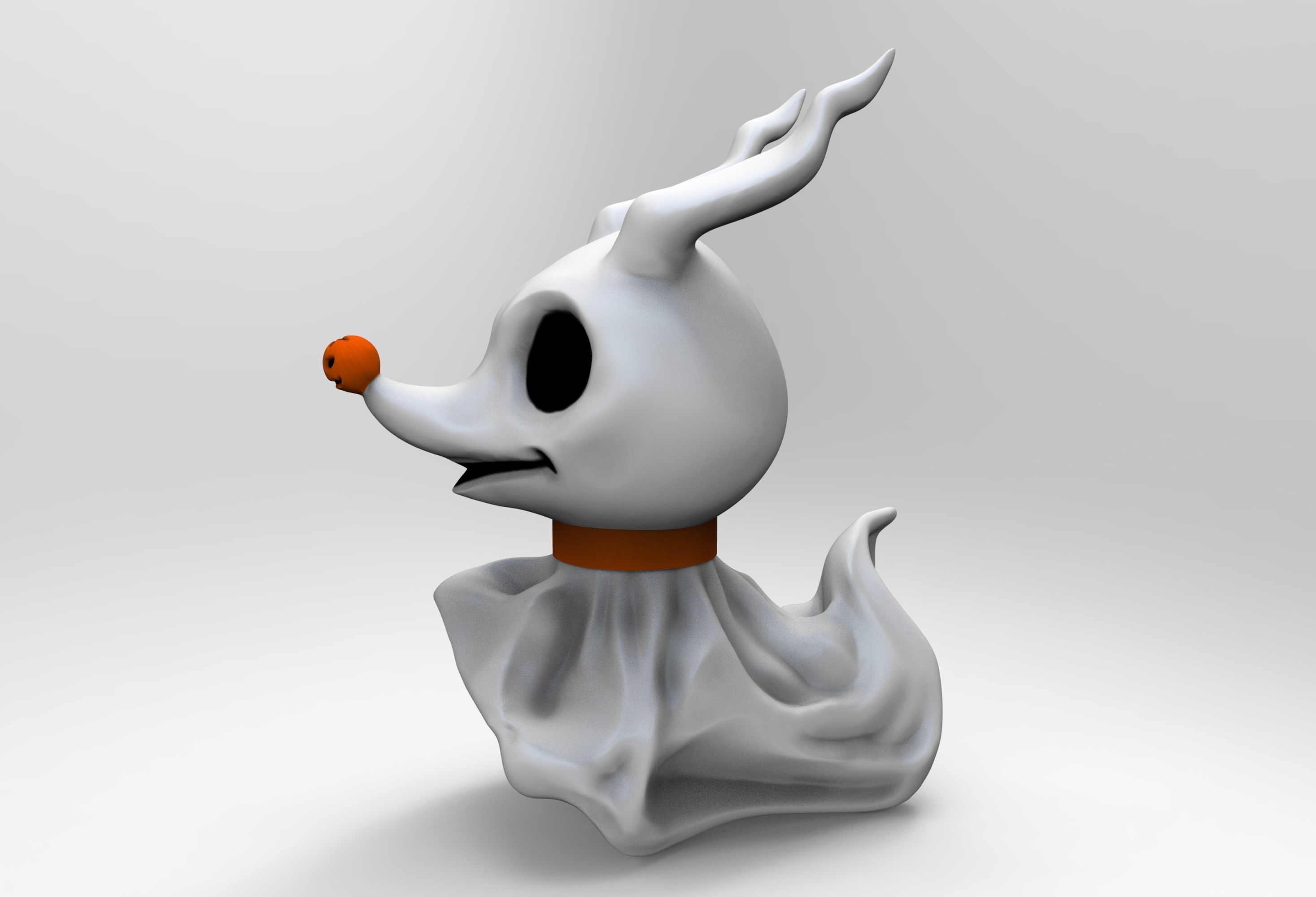 Zero from Nightmare Before Christmas 3D model 3D printable | CGTrader