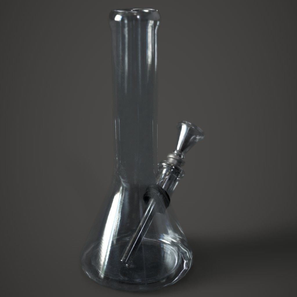 3D model Glass Bong VR / AR / low-poly | CGTrader