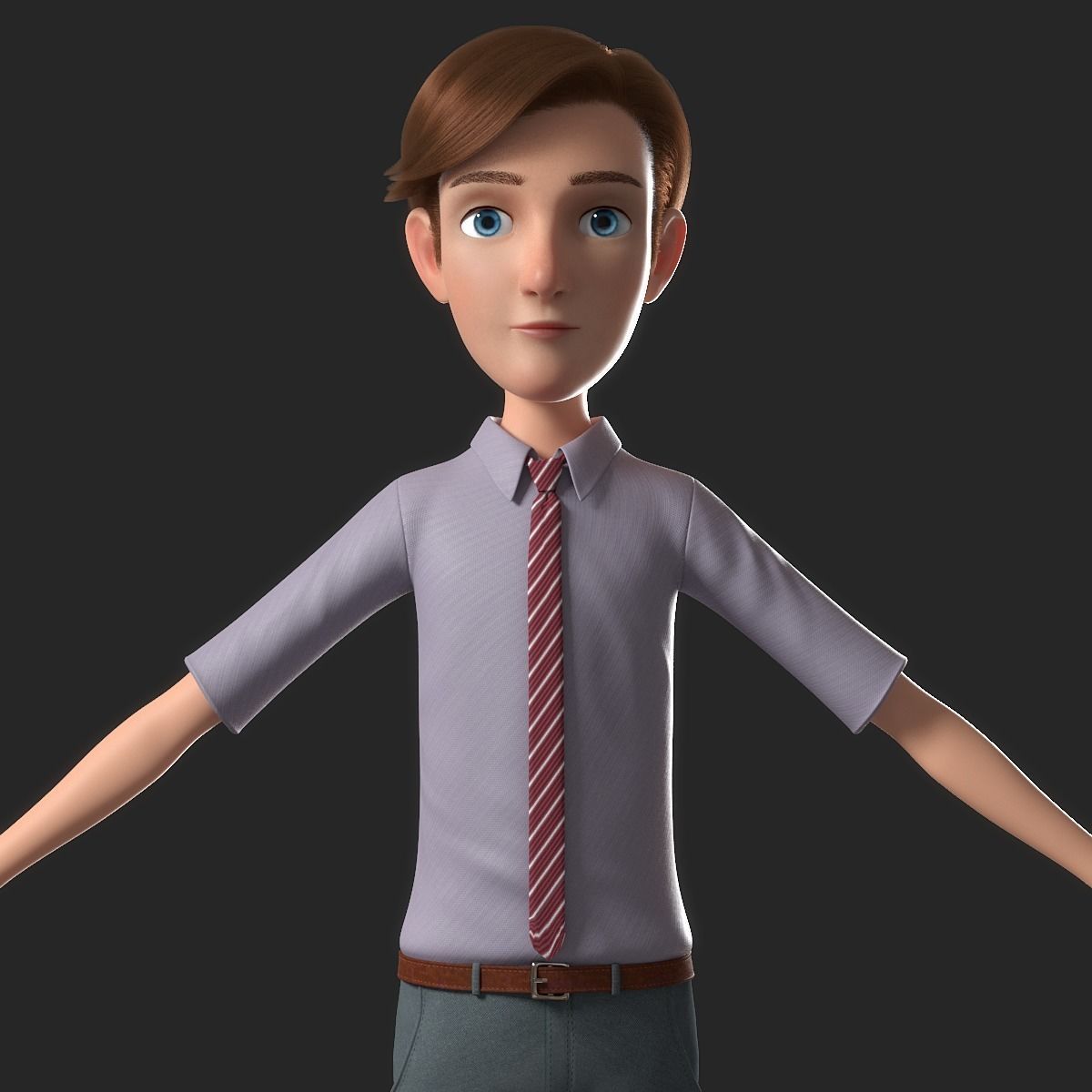 Cartoon Family Rigged V2 3D model rigged | CGTrader
